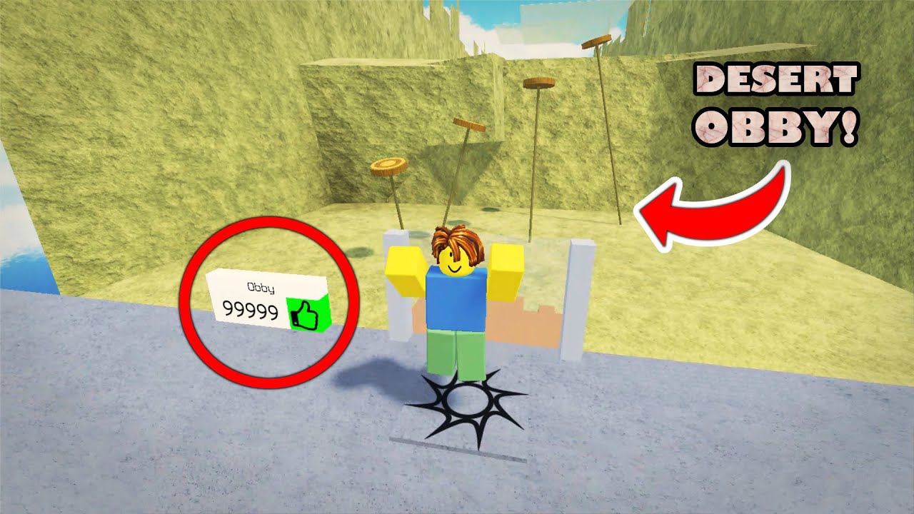 Desert Obby Showcase: Made in Obby Creator - YouTube