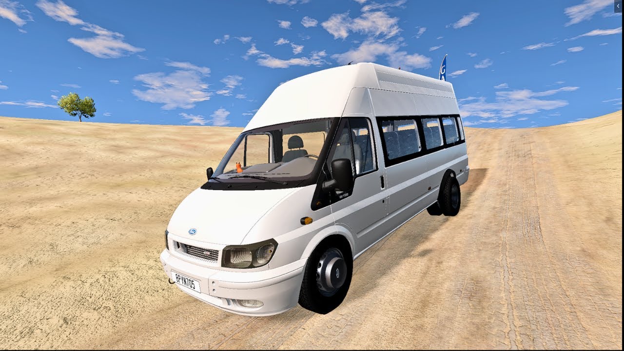 Ford Transit │BeamNG drive محاكي الحوادث - YouTube