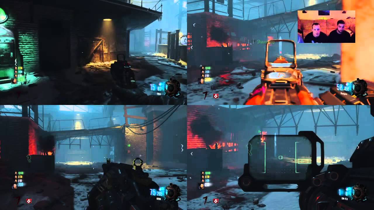Black ops 3 Zombies 4 Player Co-op - YouTube
