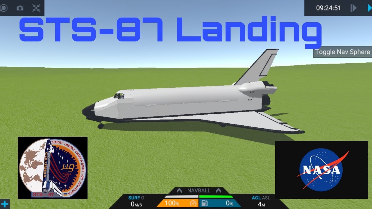 STS-87 Landing | Spartan Series | Space Shuttle Missions | Ced and Ross ...