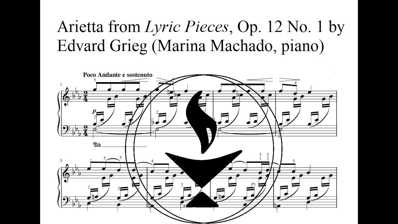 Edvard Grieg - Arietta from Lyric Piece op12 no1 - YouTube
