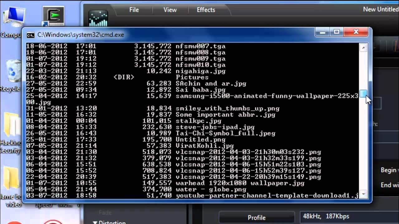 Command prompt Tips & Tricks in windows 7-Basic tutorial - YouTube
