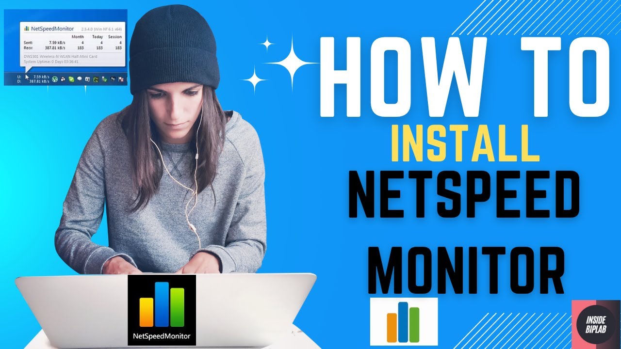 How To Install Net Speed Monitor Free - YouTube