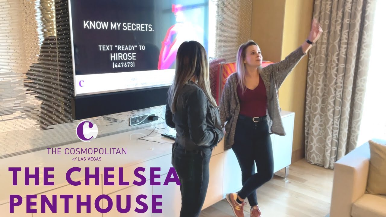 The Cosmopolitan Las Vegas Chelsea Penthouse FULL Tour - YouTube