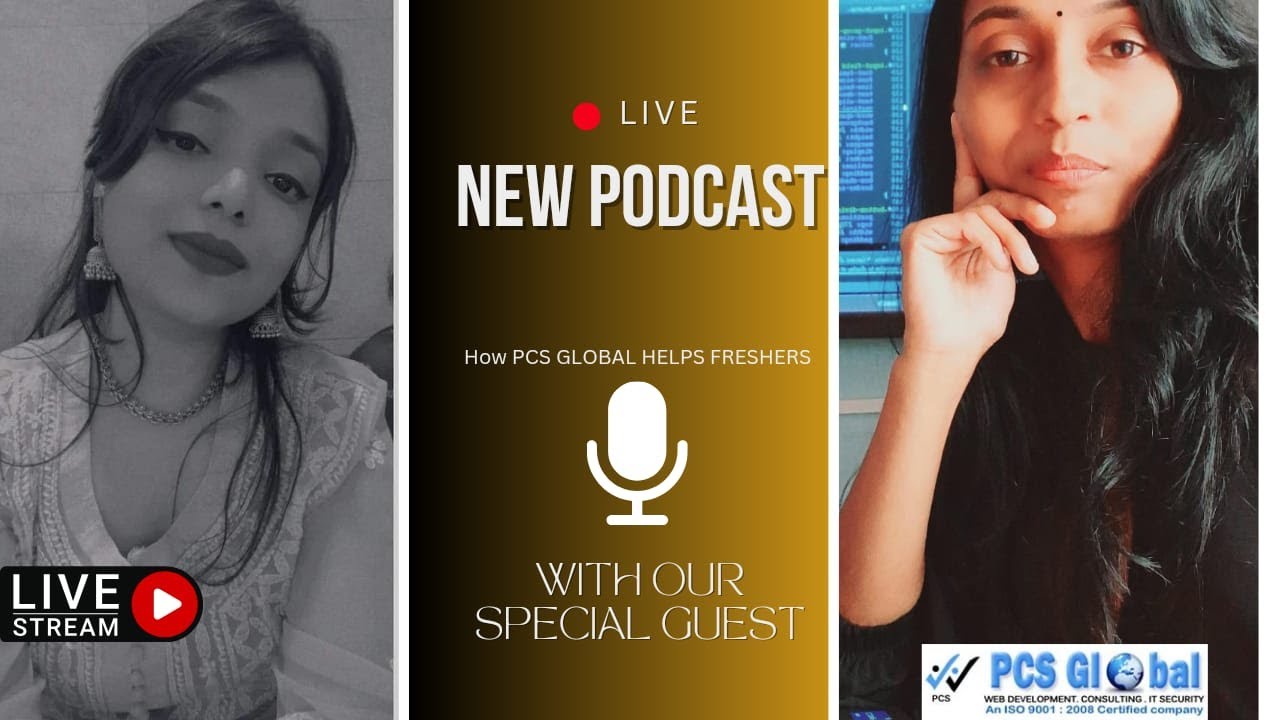 HOW PCS GLOBAL HELPS FRESHERS? PODCAST WITH PRIYANKA TRIPATHI. CAREER TALK WITH SIMRAN . PCS ...
