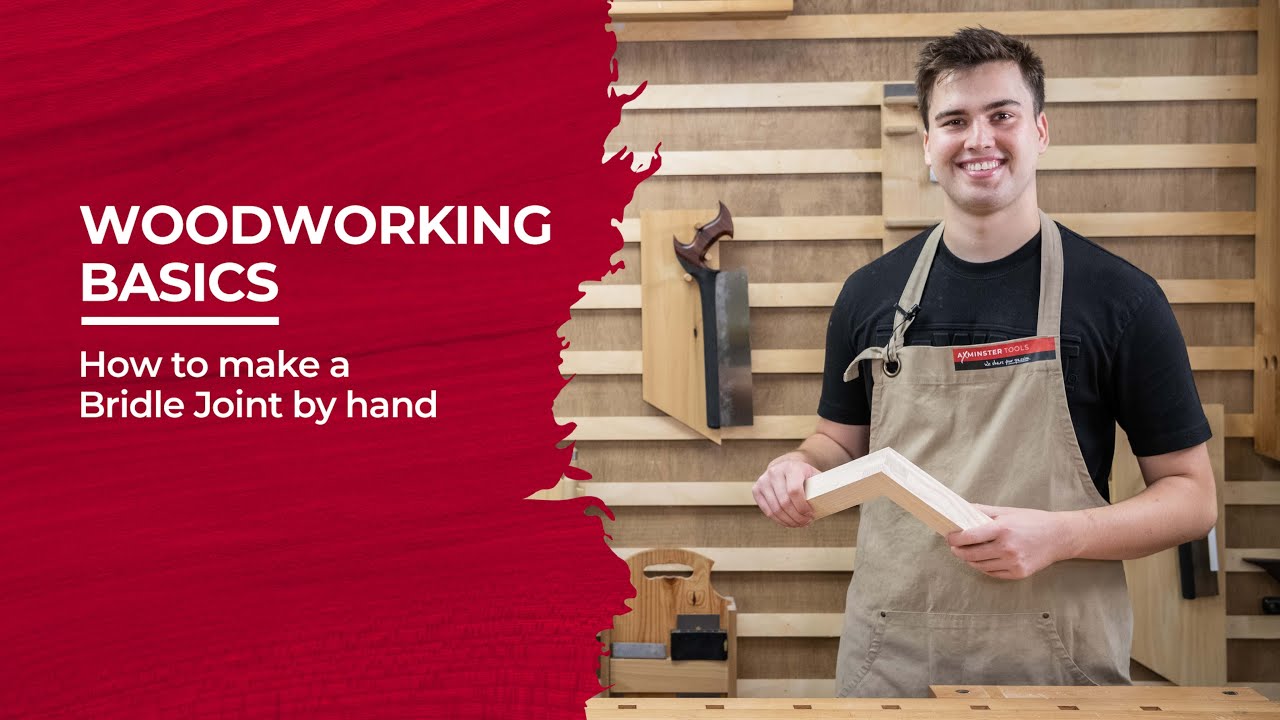 How to Make a Bridle Joint by Hand - Woodworking Basics - YouTube