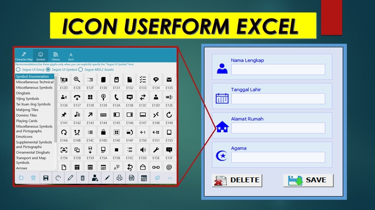 13. Rahasia Icon UserForm Excel VBA Macro yang Tidak Diajarkan di Mana ...
