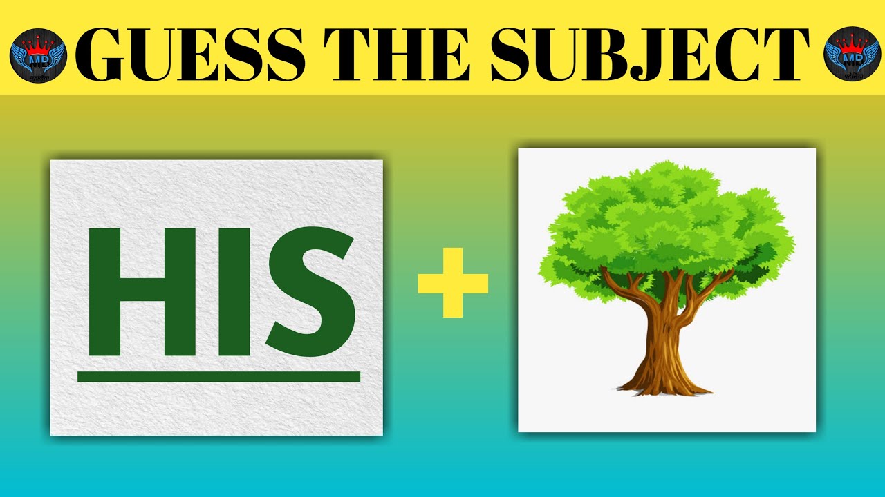 Guess the Subject by Emoji quiz । Brain challenge। iQ game - YouTube