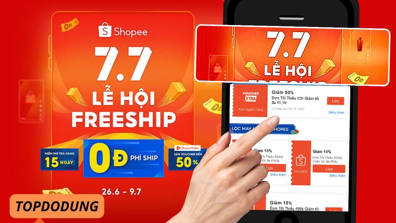 Cách Săn Sale Trên Shopee - 7.7 SHOPEE 7.7 LỄ HỘI FREESHIP - PHÍ SHIP 0 ...
