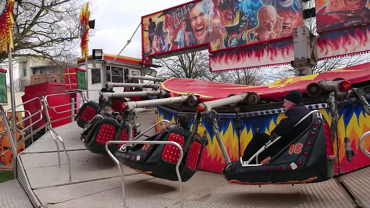 Freddys Revenge Ride At Funderworld, Bristol, 14 April 2019 - YouTube