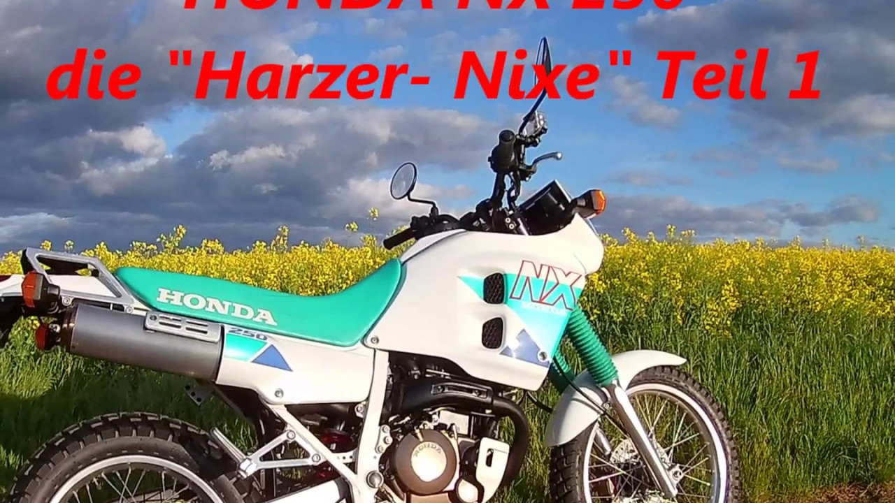 Honda NX 250 Dominator - Teil 1 - nach 30 Jahren der "Umzug" der ...