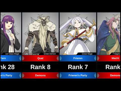 STRONGEST MAGES IN FRIEREN BEYOND JURNEY'S END ( 葬送のフリーレン)