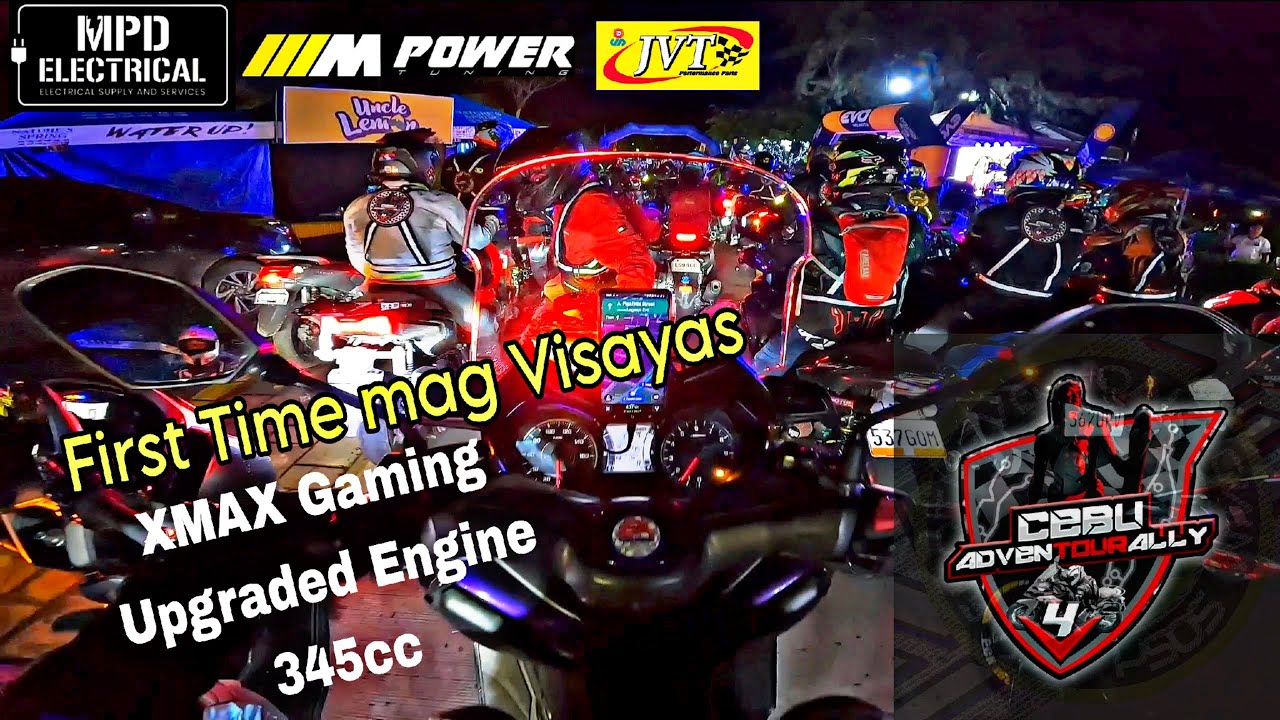 CEBU ADVENTOURALLY V4 | YAMAHA XMAX UPGRADED ENGINE 345CC JVT - YouTube