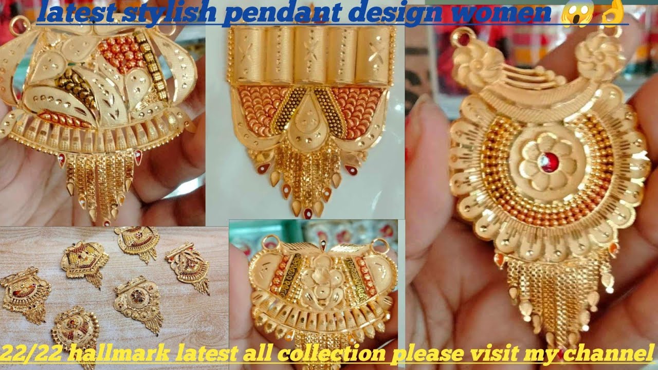 daily wear pendant design / mangalsutra locket design with price /सोने ...