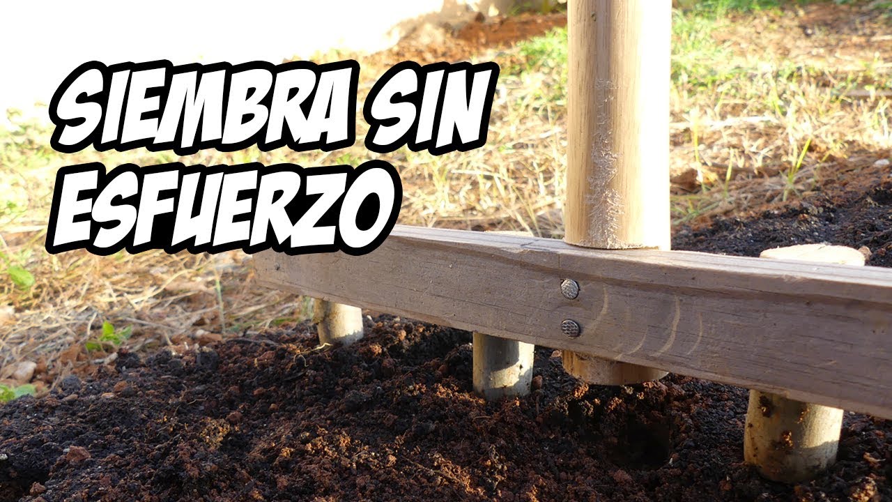 Increíble Herramienta Casera para Sembrar más Rápido | La Huerta de ...
