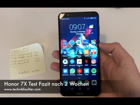 Honor 7X Test Fazit nach 2 Wochen - YouTube
