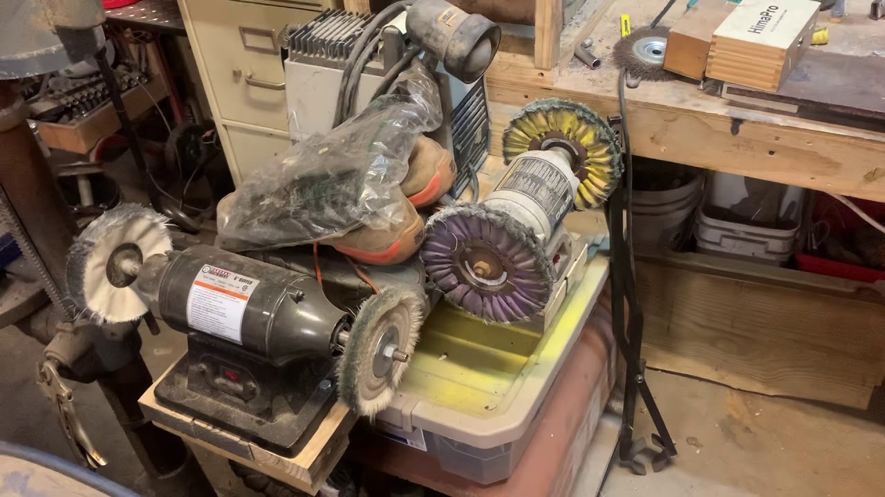 Shop update, and the Ryobi wall - YouTube