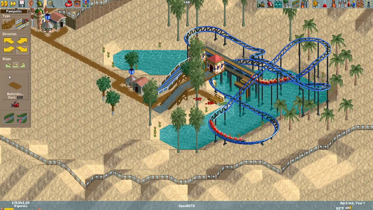 Utopia Park - OpenRCT2 - YouTube