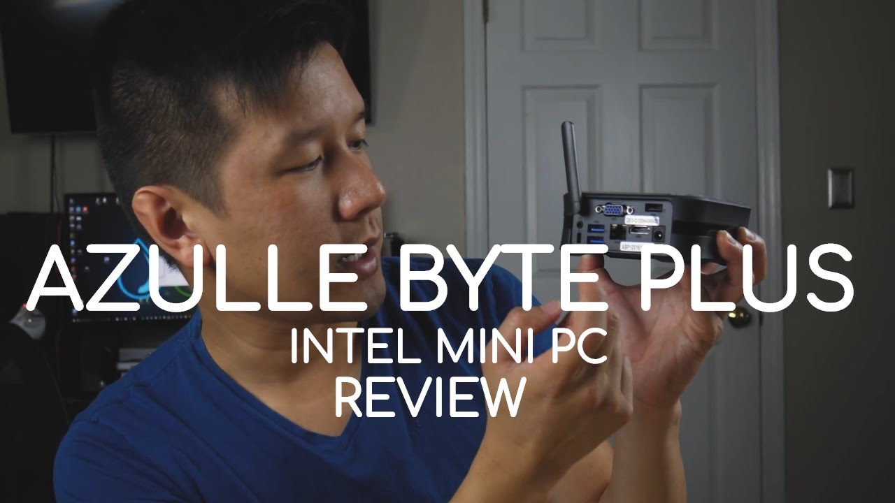 Azulle Byte Plus CherryTrail Z8300 Quad-core Intel PC REVIEW - YouTube