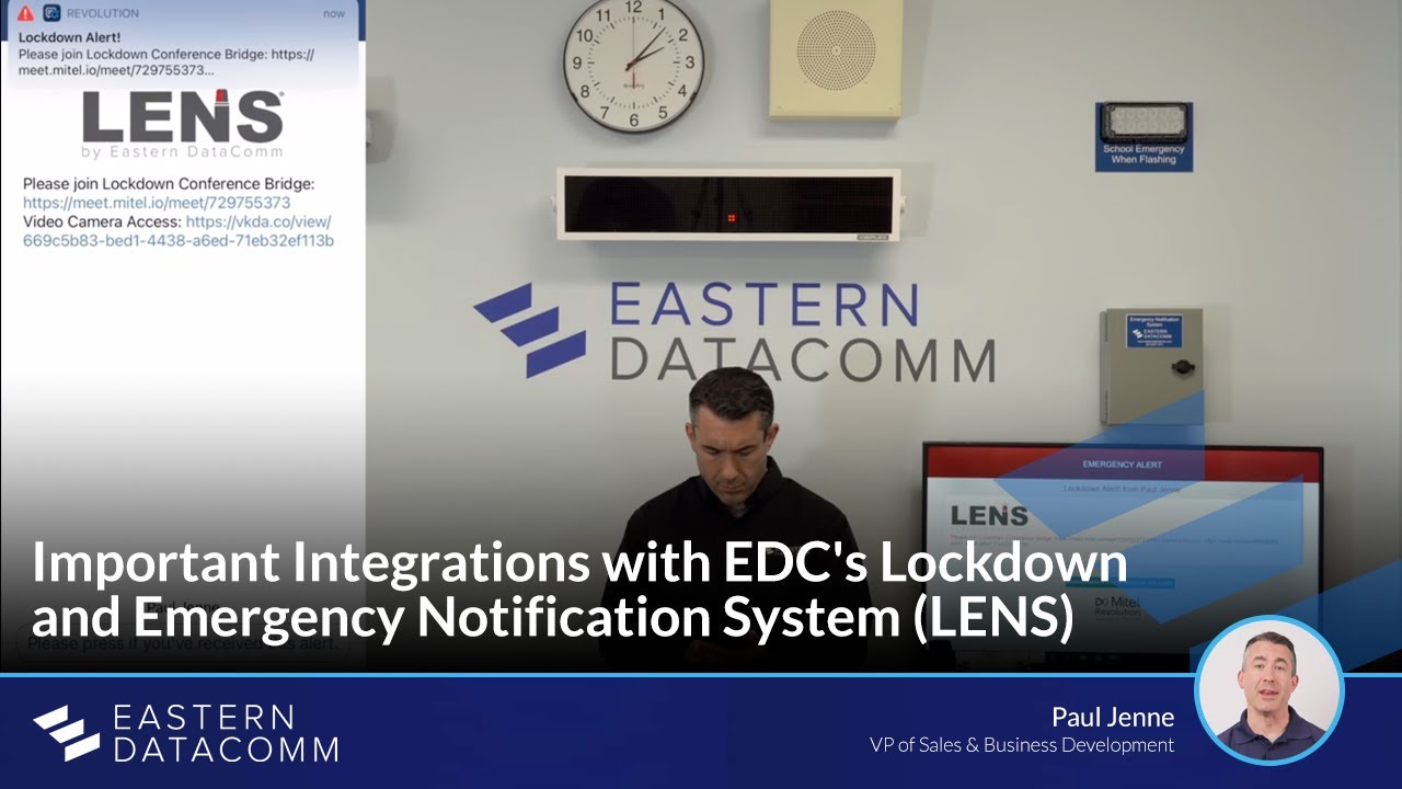 Important Integrations with Eastern DataComm's Lockdown and Emergency ...