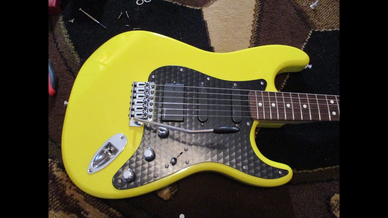 2005 FSR Fender Stratocaster Blackout Review & MODS By Scott Grove ...