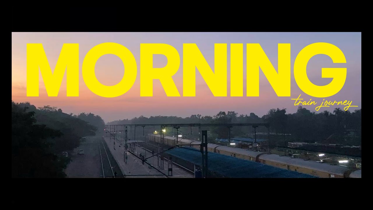 Cinematic Train Journey at Dawn | Early Morning Travel Vlog - YouTube