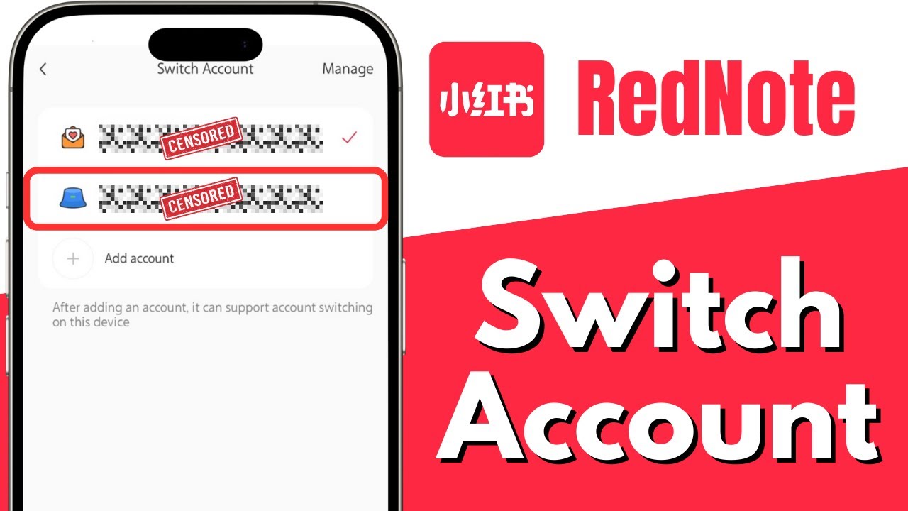 How To Switch Account On RedNote App! - YouTube