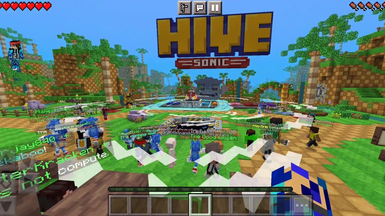 Minecraft Hive Sonic Event (July 2021) - YouTube