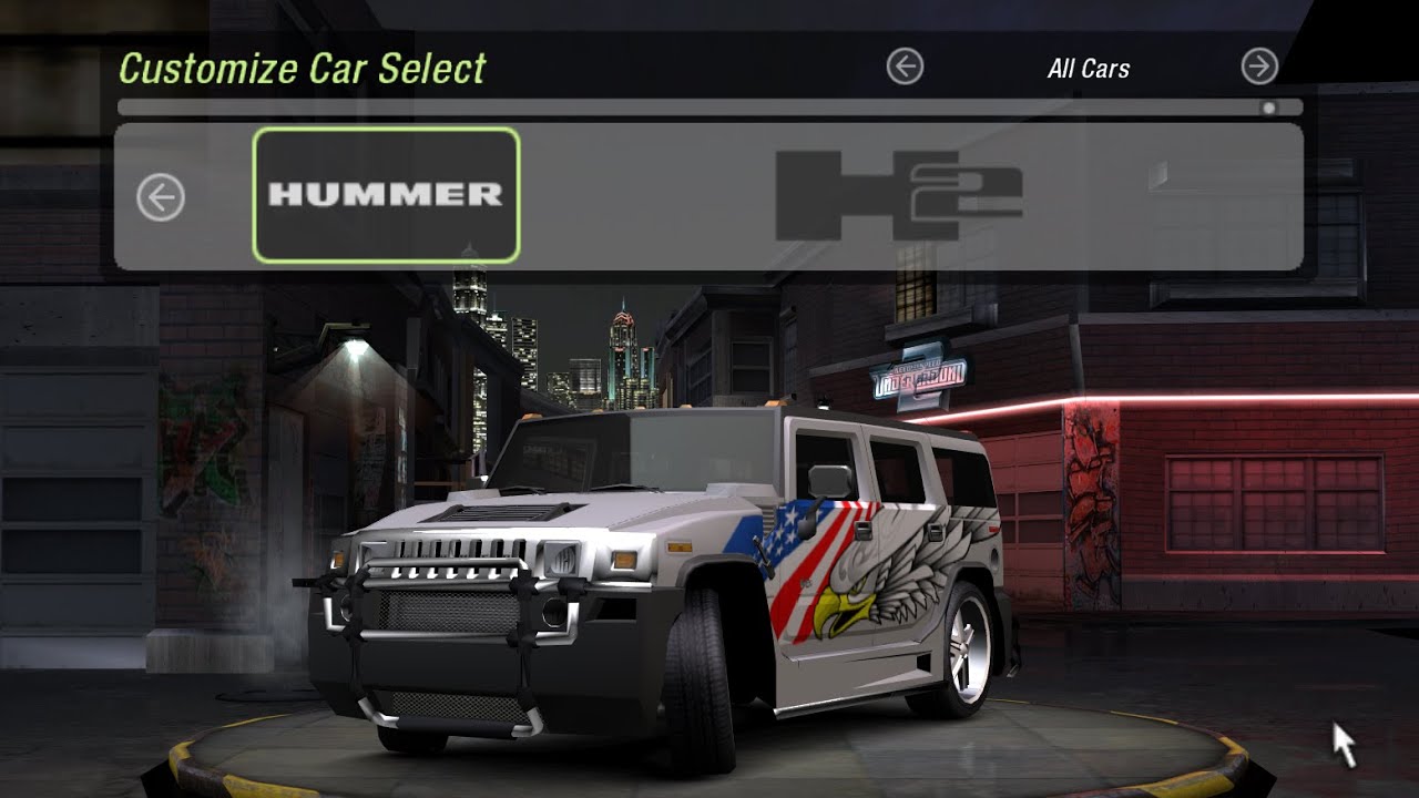 Need for Speed: Underground 2. SUV EDITION. Hummer H2 customization and ...
