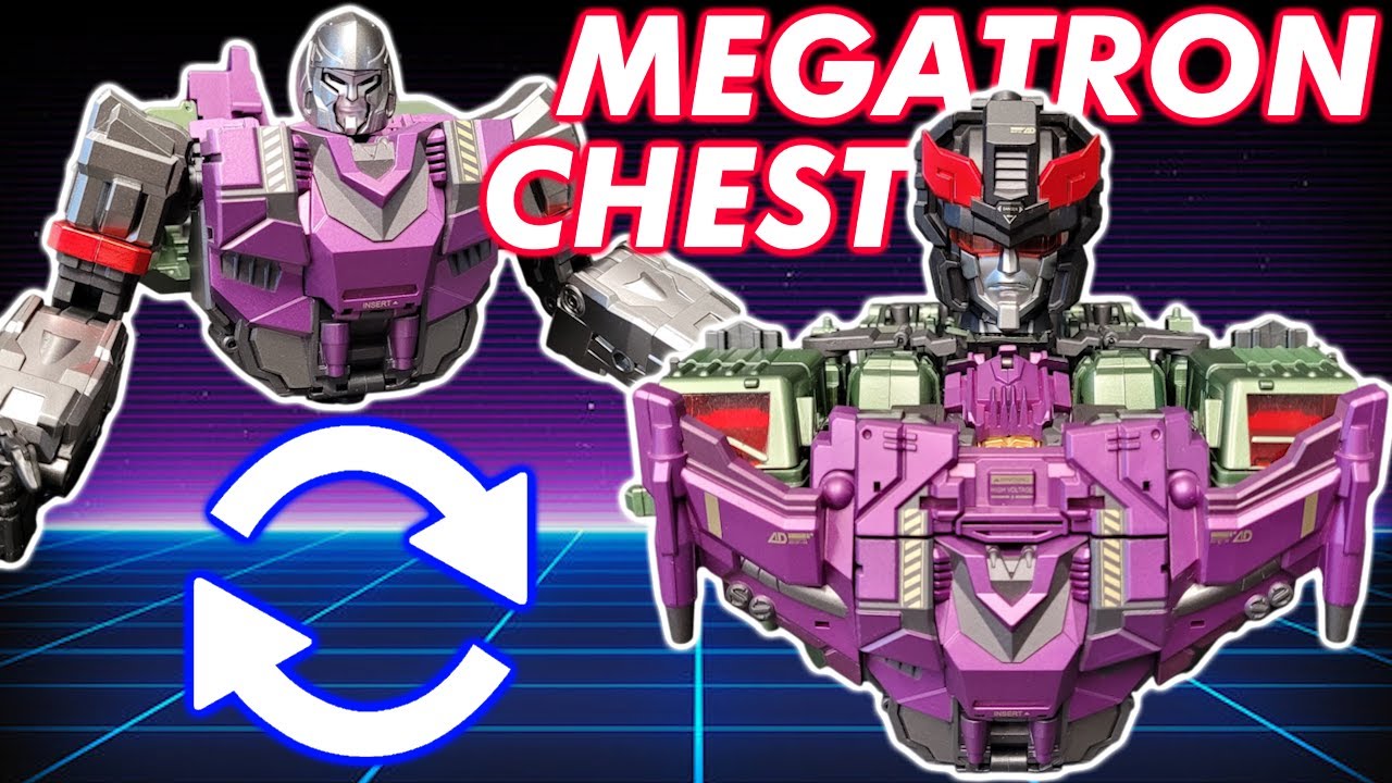 Megatron Chest Crest for Dream Star Toys Devastator - YouTube