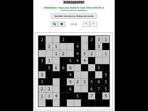 Minesweeper Mosaic solver #python #playwright #z3solver - YouTube