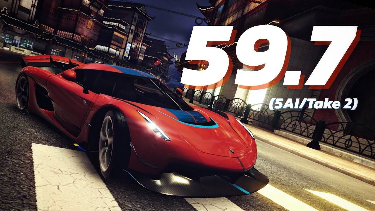 (Take2) Jesko x Pudong Rise 59.756 (5AI) - Asphalt Legends Unite - YouTube
