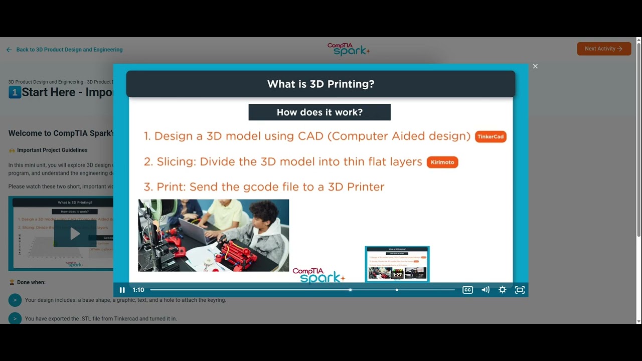 Understanding 3D Printing Basics CompTIA Spark - YouTube