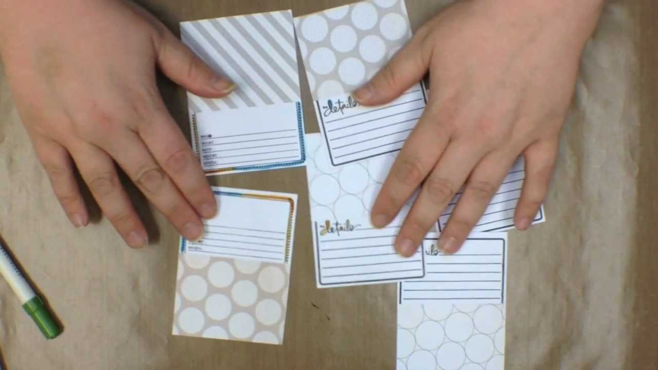 Making Your Own Journaling Cards by Teri Anderson - Technique Tuesday ...