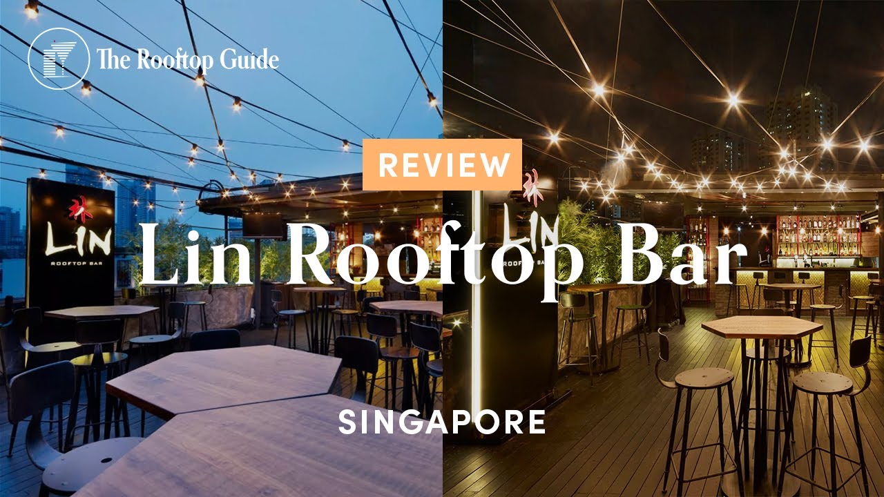 Lin Rooftop Bar in Singapore - Review - YouTube