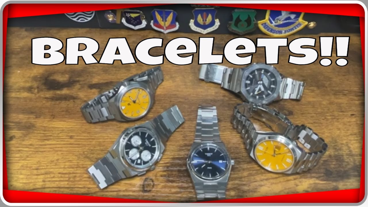 Integrated Bracelets n Casio, Tissot, Citizen and RZE - YouTube
