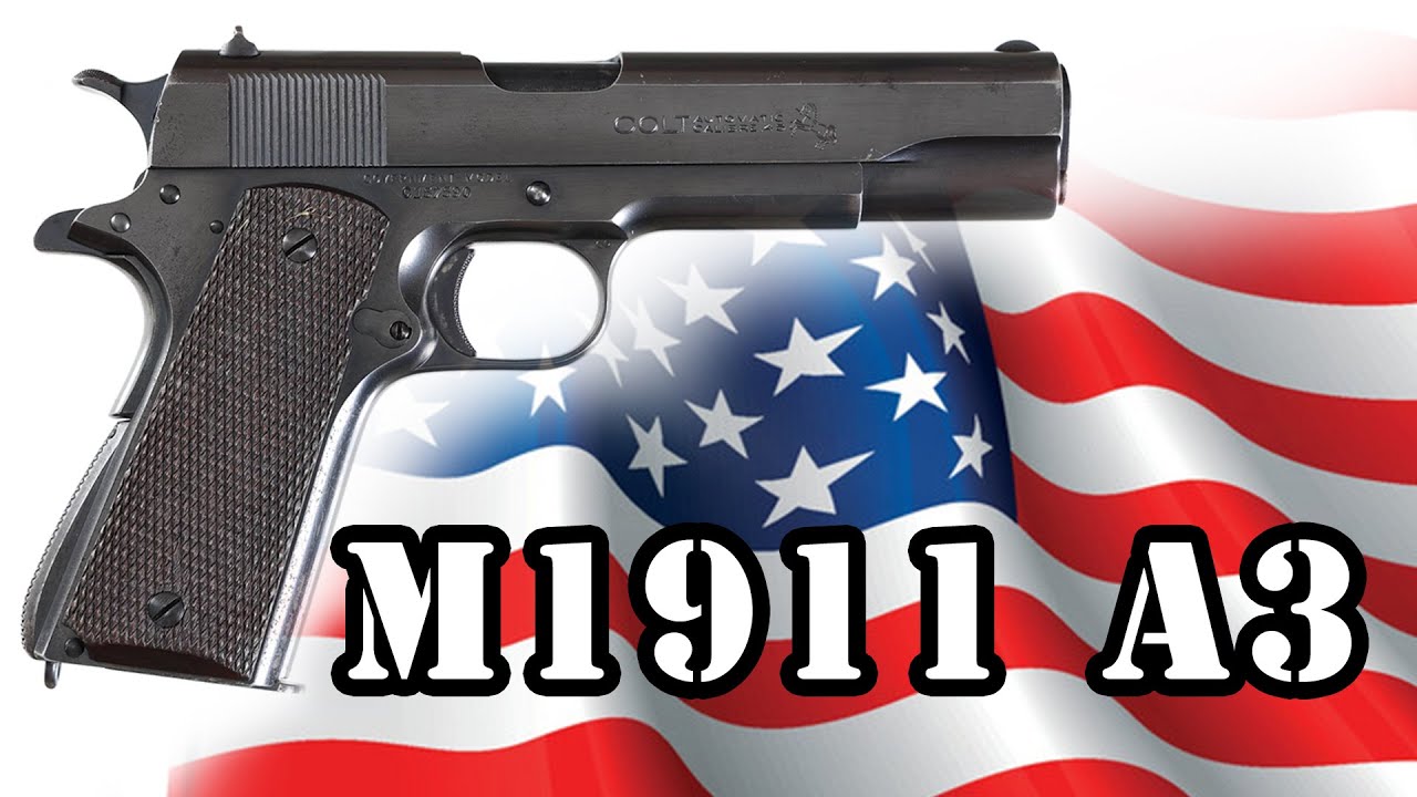 M1911A3 / Colt Government - Legenda wiecznie żywa - YouTube