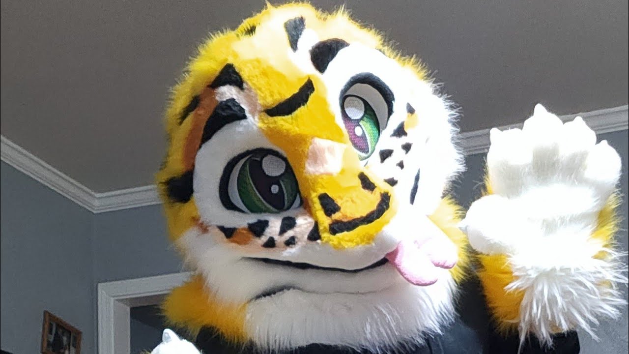 Petrie the Leopard Gecko Fursuit Unboxing! - YouTube