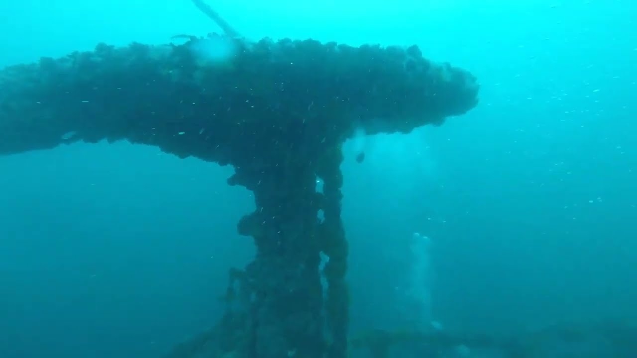 World War II Wreck Dive - Vandenberg, Key West - YouTube