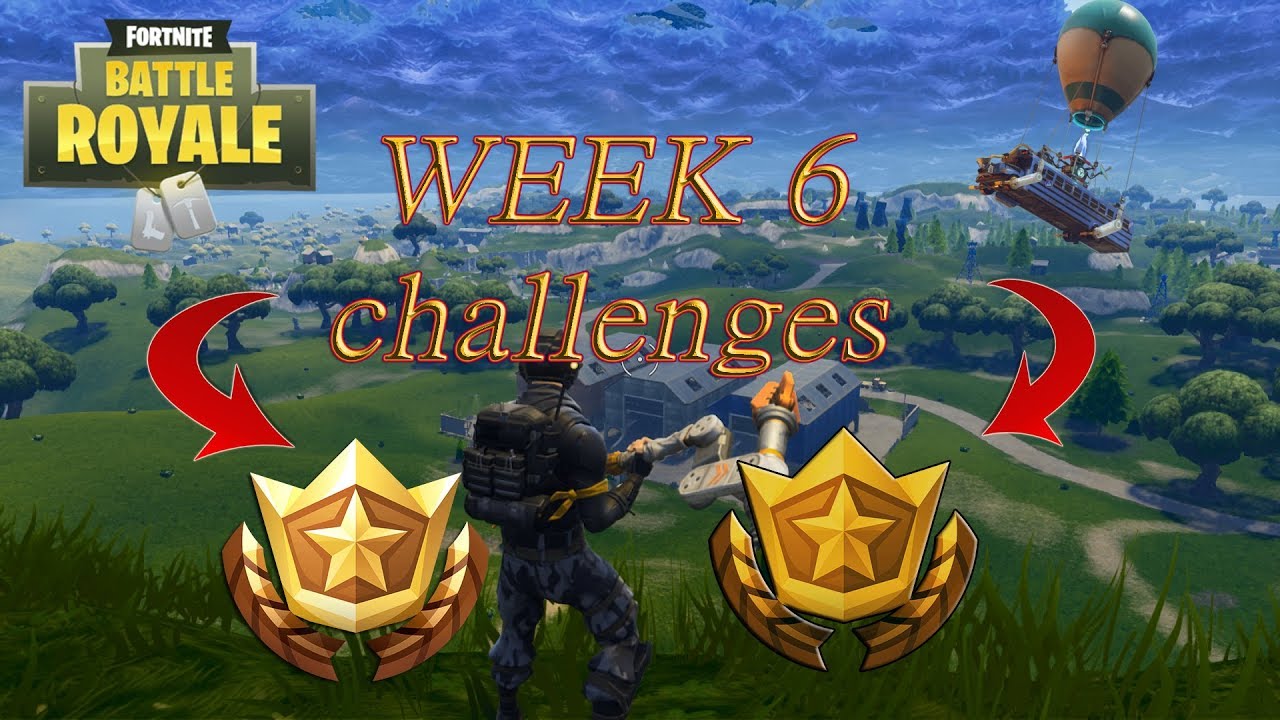 Fortnite - BATTLE PASS WEEK 6 CHALLENGES - YouTube