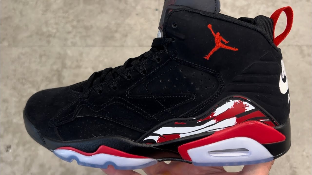 Jordan Jumpman MVP 678 Bred Black Red Basketball Shoes - YouTube