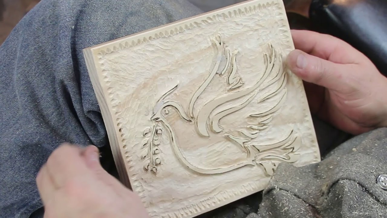 How to carve a woodcut printing block - YouTube