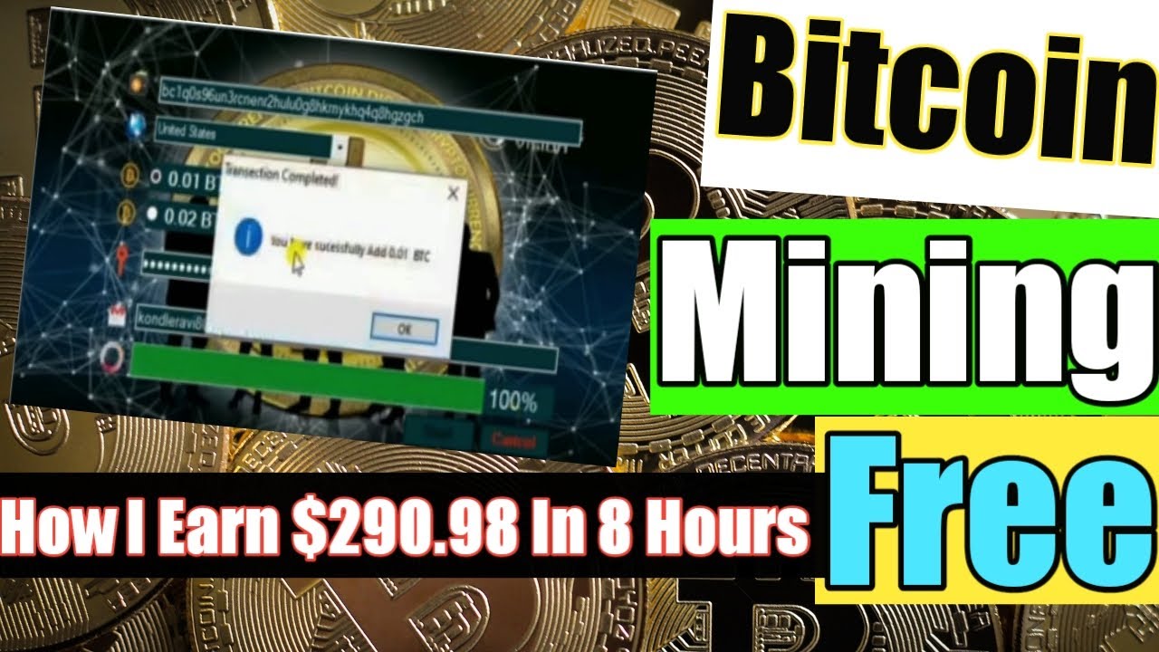 How To Mine Bitcoin On Windows | How I Earn $290.98 In 8 Hours | Best ...