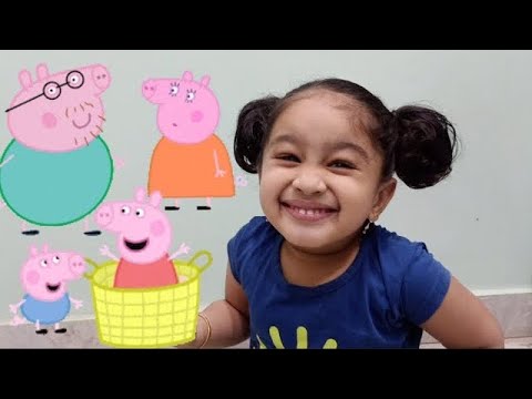 Peppa pig finger family song by blessy/Peppa Peppa yes papa song/with ...