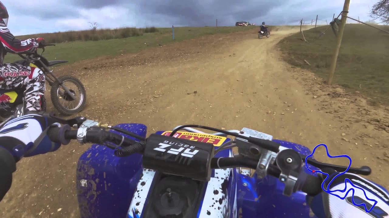 Yamaha banshee whaddon mx 19/4/2015 - YouTube