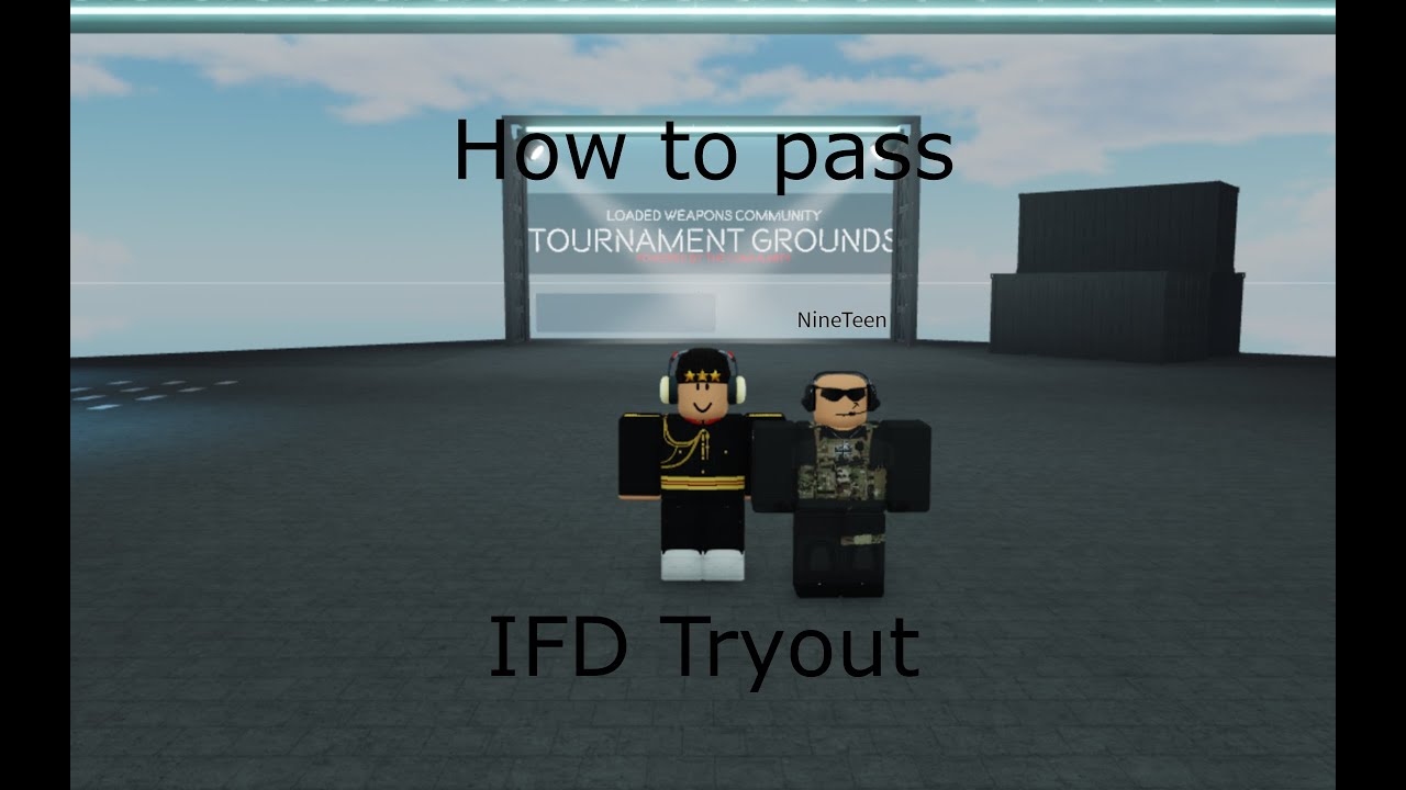 Roblox IFD Tryout Experience (British Army) - YouTube