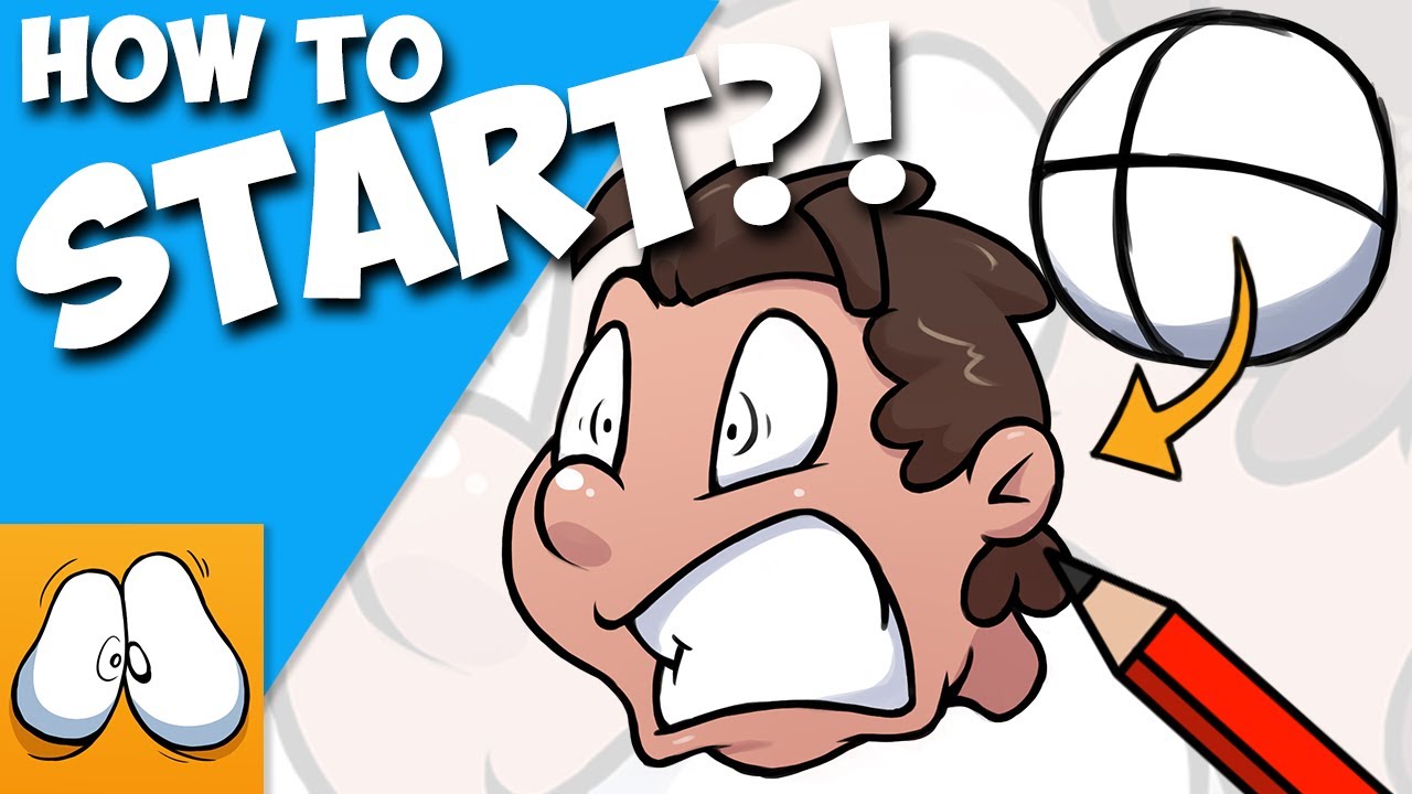 How To START A Drawing! (Heads) - Draw Cartoons