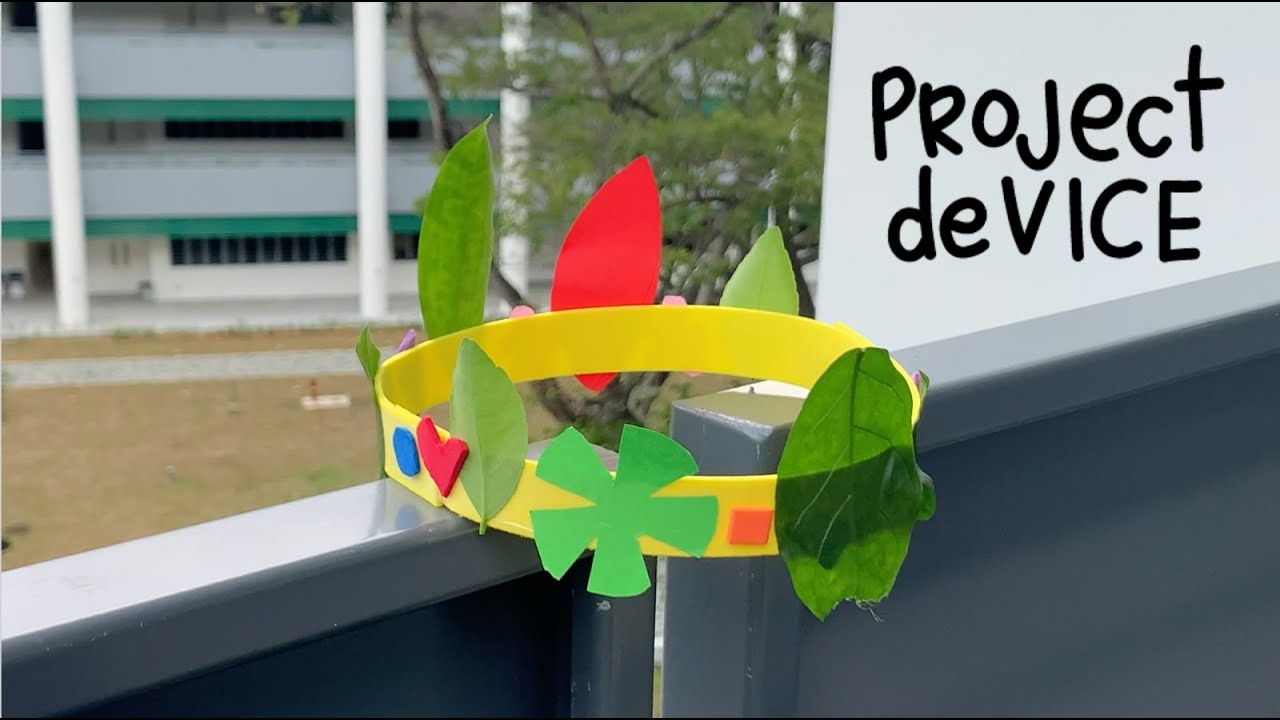 How to make a leaf crown (Project deVICE) - YouTube