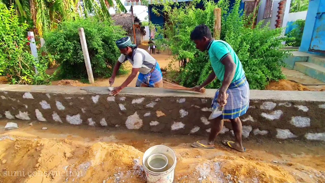 Foundation Technology_100ft Traditional Foundation Retaining Wall with ...