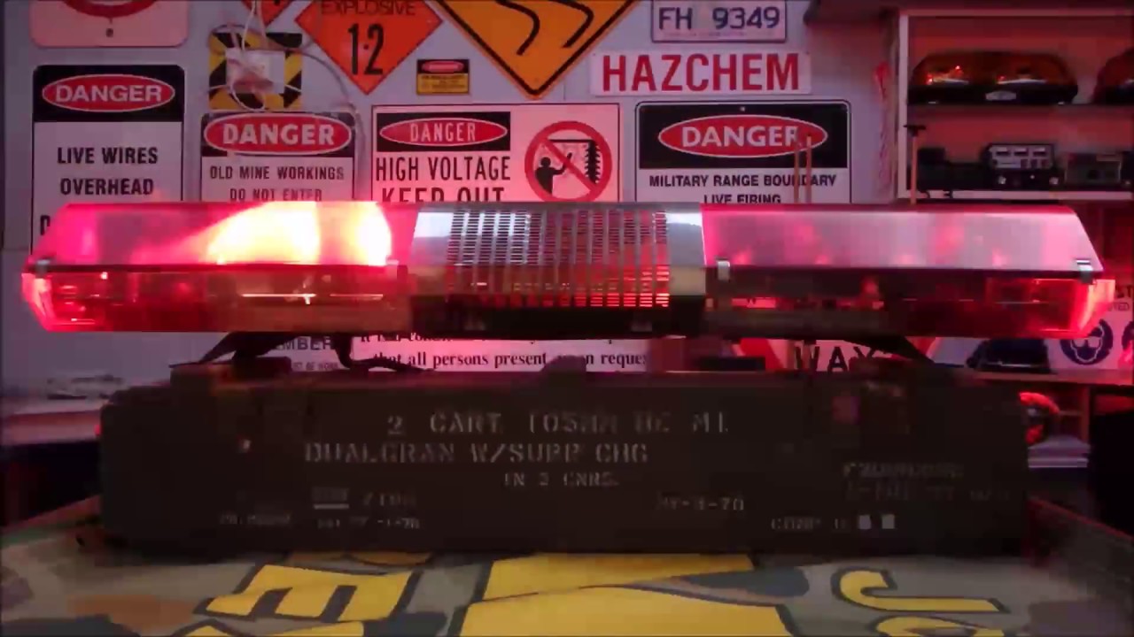 Code 3 MX7000 - Red/Red - YouTube